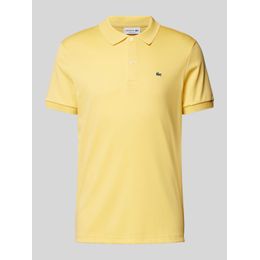 Lacoste Regular Fit Poloshirt in unifarbenem Design