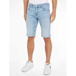Jeansshorts Tommy Jeans "RONNIE SHORT" Gr. 30, N-Gr, blau (light denim) Herren Jeans Shorts