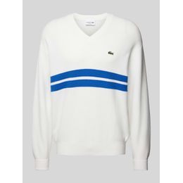 Lacoste Strickpullover mit V-Ausschnitt