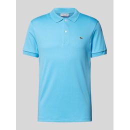 Lacoste Regular Fit Poloshirt in unifarbenem Design