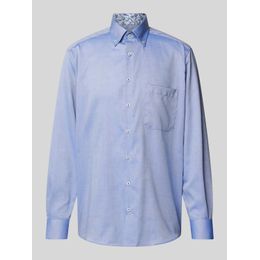 Eterna Comfort Fit Business-Hemd mit Button-Down-Kragen