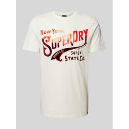 Superdry T-Shirt mit Label-Print Modell 'METALLIC WORKWEAR'