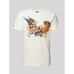 Superdry T-Shirt mit Motiv- und Statement-Print Modell 'TATTOO SCRIPT'