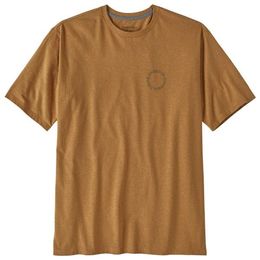 Patagonia - Spoke Stencil Responsibili Tee - T-Shirt Gr XL braun