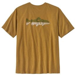 Patagonia - Chouinard Crest Pocket Responsibili-Tee - T-Shirt Gr XXL braun