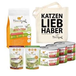 I love my cat Sparset für ernährungssensible Katzen: Trocken- Nassfutter