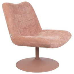 Zuiver Drehstuhl Zuiver Lounge Sessel BUBBA Pink drehbar