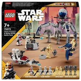 Lego® Konstruktionsspielsteine STAR WARS™ Clone Trooper™ & Battle Droid™ Battle