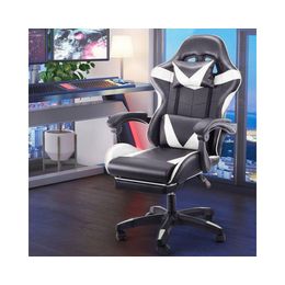 oyajia Gaming Chair Bürostuhl Ergonomischer Gaming Stuhl mit Lordosenstütze Computerstuhl