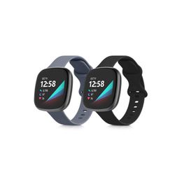 kwmobile Uhrenarmband 2x Sportarmband für Fitbit Versa 3 / Sense