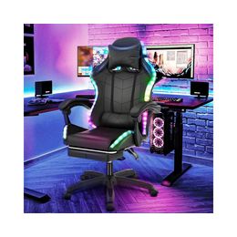 oyajia Gaming Chair Bürostuhl Ergonomischer Gaming Stuhl mit Lordosenstütze Computerstuhl