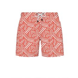 WESTMARK LONDON Board Shorts 'GEOMETRIC' male Orange size XXL