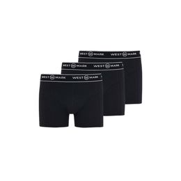 WESTMARK LONDON Boxershorts 'ATLAS' Herren Gr&ouml;&szlig;e XXL schwarz / wei&szlig;