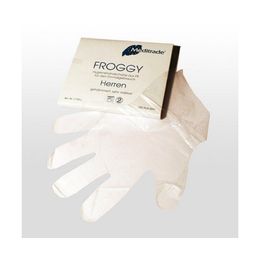 MediTrade Latexhandschuhe Meditrade PE-Handschuhe transparent 100er Pack
