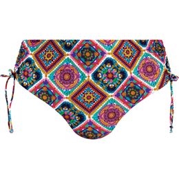 Rosa Faia Crochet Flower Basic-Slip Bikinihose, Allover-Muster, für Damen, mehrfarbig, 40