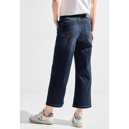 Cecil Loose-fit-Jeans mit Wide Legs, blau