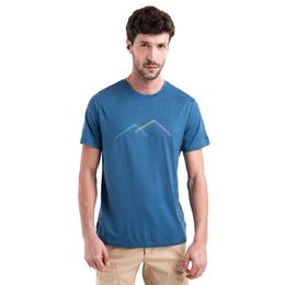 Icebreaker Merino 150 Tech Lite III T-Shirt Peak Glow - Mann - Dawn - Größe L