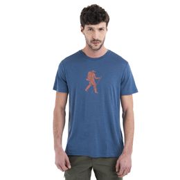 Icebreaker Merino 150 Tech Lite III T-Shirt Trail Hiker - Mann - Dawn - Größe S