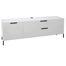 58 aufm Kessel Lowboard hängend Erna 168x45x62 Fernsehtisch TV-Schrank Kreidegrau matt Lack (inkl. Premiumversand