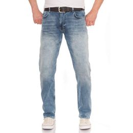 M.O.D. Miracle of Denim Straight-Jeans M.O.D Thomas Comfort Rabick Blue