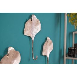 Riess Ambiente riess-ambiente Wandgarderobe GINKGO 30cm silber (Set