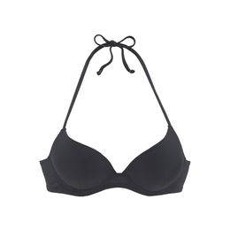 Lascana Bikini Top female Black size 34