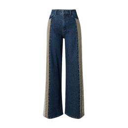OUT OF ORBIT Jeans Damen Größe 34 beige / blau / weiß