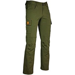 Hubertus® Hunting Outdoorhose robuste Dornenhose Jagdhose oliv/grün Herren Durchgehhose von Oefele