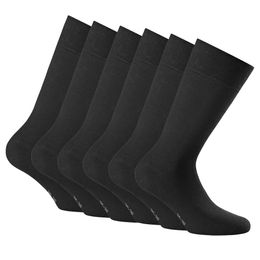 Rohner Basic Socken Damen Gr&ouml;&szlig;e 39/42 grau / schwarz