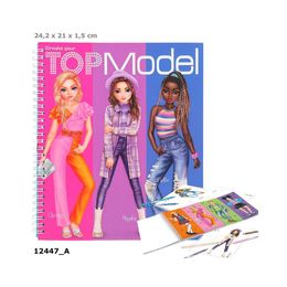 Depesche Malvorlage Create your Top Model Malbuch Buch Ausmalbuch (1-St)
