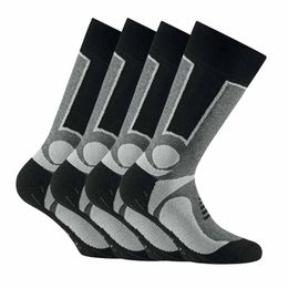 Rohner Basic Socken Herren Gr&ouml;&szlig;e 43/46 grau / schwarz