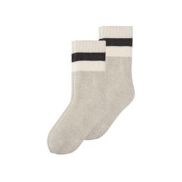 s.Oliver Langsocken Women Fashion Home-socks 2p (2-Paar) mit Stoppersohle
