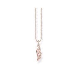 Thomas Sabo Kette mit Anhänger KE2168-323-9 Halskette mit Anhänger Damen Phönix-Flügel Roségold