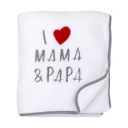 Baby Sweets Babydecke Decke I love Mama & Papa