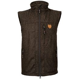 Hubertus® Hunting Jagdweste Geräuschlose Lodenweste Jagdweste braun Herren von Oefele Jagd NEU