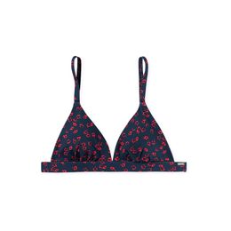 Schiesser Bikini-Top ' Match Swim ' Damen Größe 100 dunkelblau / rot