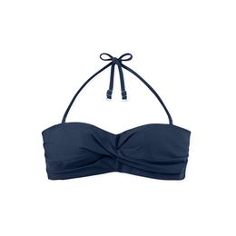 Schiesser Bustier-Bikini-Top ' Mix & Match Swim ' Damen Größe 90 dunkelblau