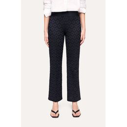 CAMBIO 5-Pocket-Jeans Faith Hose CAMBIO Häkel Look schwarz