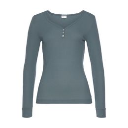 Lascana Pajama Shirt female Blue size 36/38