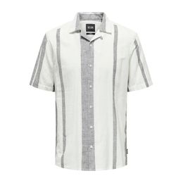 Only & Sons Only & Sons Button Up Shirt 'ONSCaiden' male White size XXL