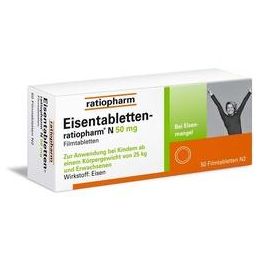 EISENTABLETTEN-ratiopharm N 50 mg Filmtabletten 50 St