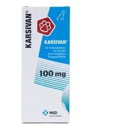 Intervet Karsivan 100 Filmtabletten f.Hunde 60 St