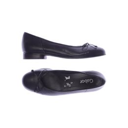 Gabor Damen Ballerinas, schwarz