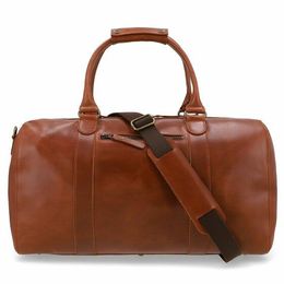 BUCKLE & SEAM Buckle & Seam Willow Weekender Reisetasche Leder 50 cm cognac