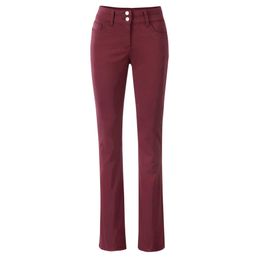 Bootcut-Jeans Inspirationen Gr. 24, Kurzgrößen, rot (burgund) Damen Jeans Bootcut