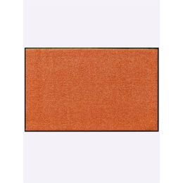 Fußmatte Salonloewe Teppiche Gr. B/L: 120 cm x 75 cm, 7 mm, 1 St., orange (terra) Fußmatten einfarbig