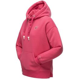 Navahoo Kapuzensweatshirt Goldfee Stylischer Damen Hoodie im Oversize-Look, rosa
