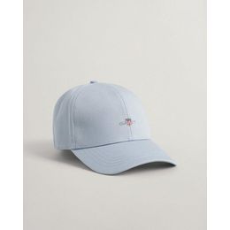 Gant Baseball Cap Neutral Unisex High Shield Basecap mit Logostickerei vorne, 100% Baumwolle, Classic, blau