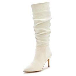 Lascana Stiefel Damen Gr&ouml;&szlig;e 42 eierschale Winterschuhe