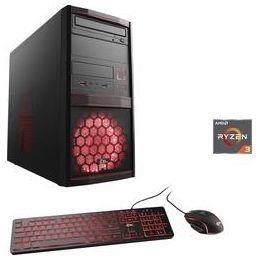 CSL Gaming-PC "Sprint V24810" Computer Gr. Microsoft Windows 11 Home (64 Bit), 16 GB RAM 500 GB SSD, rot